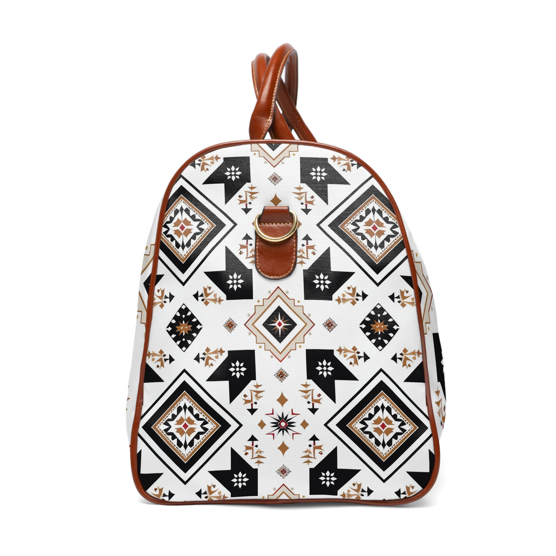 Stylishly Bold: Geometric Aztec Travel Bag – TexasDiamondDFarms