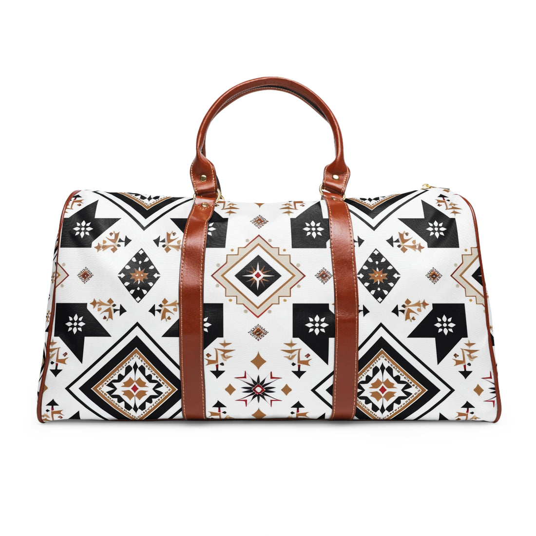 Stylishly Bold: Geometric Aztec Travel Bag – TexasDiamondDFarms